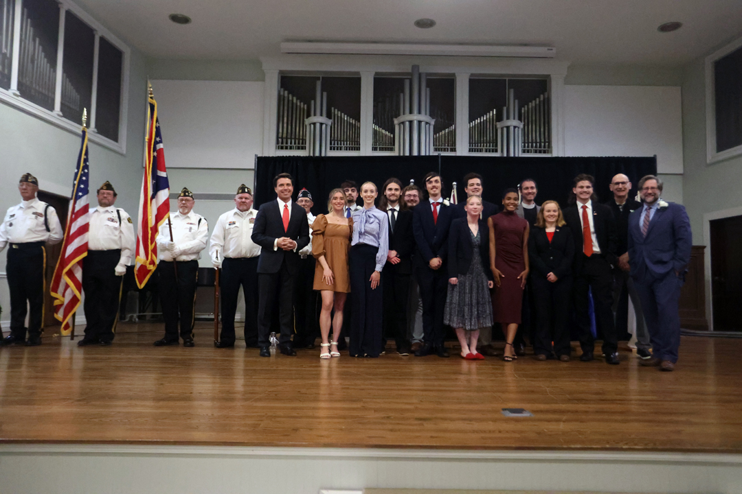 AU Students Honor Veterans in Campus Ceremony - Ashland County Pictures